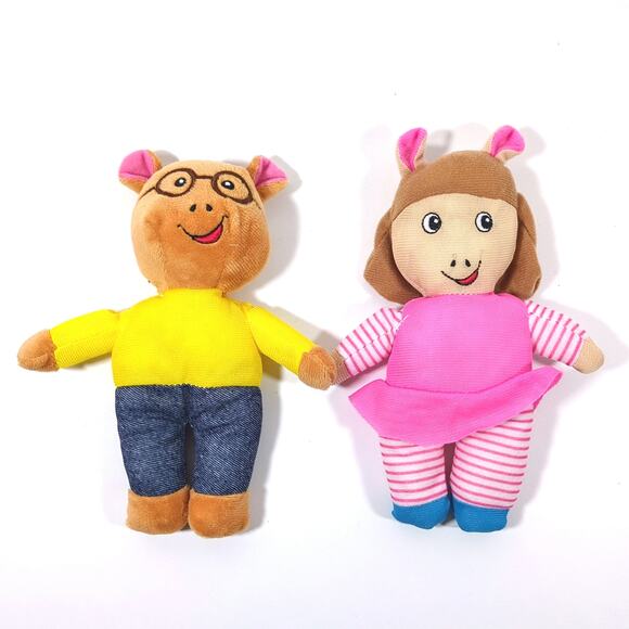 PBS | Toys | Arthur Plush Lot Arthur Dw Read Collectible 8 Stuffed ...